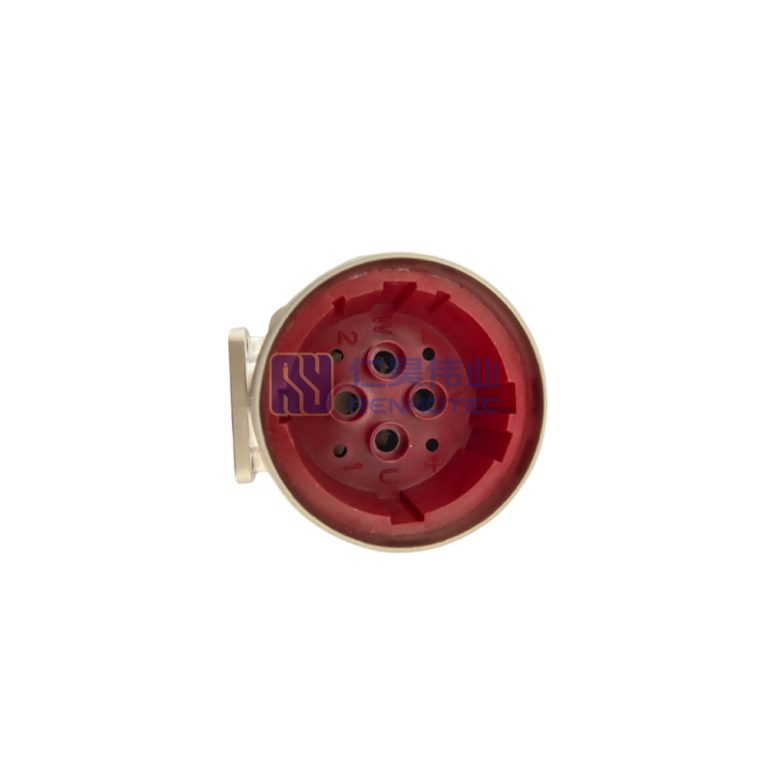 M40 Male Right Angle Solder Cable Flange Mount Connector - Renhotec Pro
