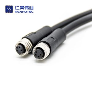 M8 Female Straight Double Ended Overmolded Cable - Renhotec Pro