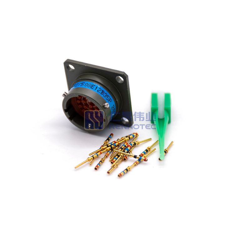 MS27508E12B35P MIL-DTL-38999 Series II RFI Grounding Socket, 22 Pin ...