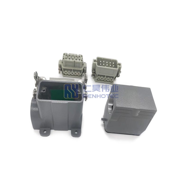 Heavy Duty Connector H10A Surface Mounting M20 HA 10 Pin 16A 250V - Renhotec Pro