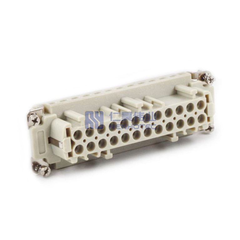 Heavy Duty Connector HE 24 Pin Female Insert Screw Terminal - Renhotec Pro