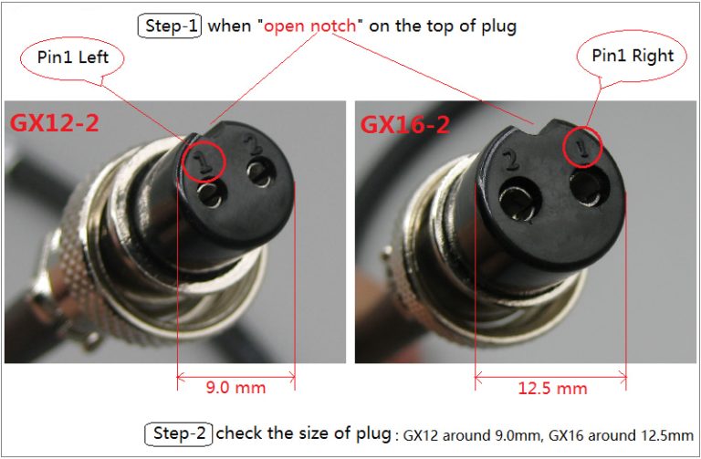 What is the Difference Between GX12 Connector and GX16 Connector?