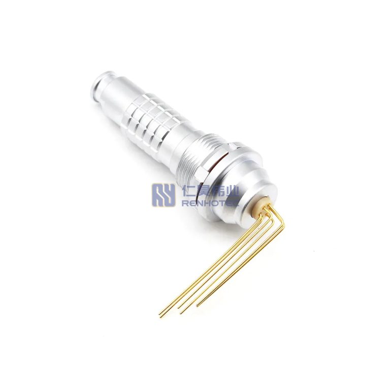 Push-Pull Self-locking K Series EEG Socket PCB Panel Mount Connector ...
