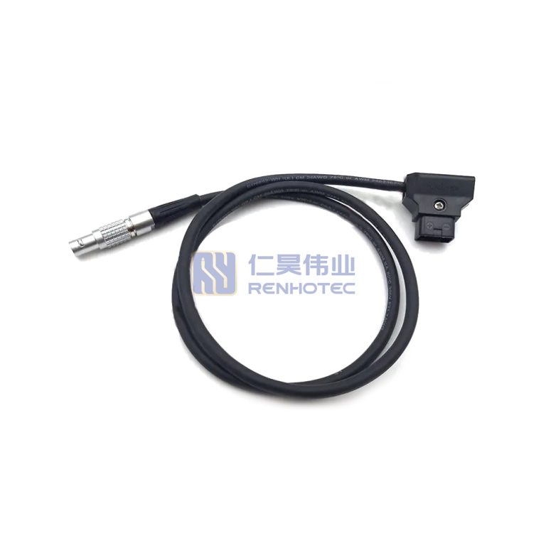 Push Pull B Series Right Angle Plug to D-tap Right angle Double Ended ...