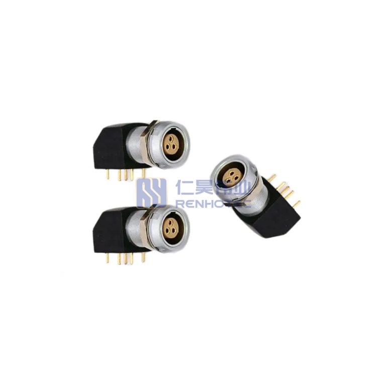 Push-Pull Self-locking B Series XBG Socket PCB Panel Mount Connector ...